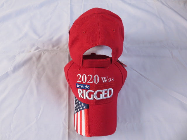 2020 Was Rigged USA Red Cap – LIBERTY STREET FLAGS